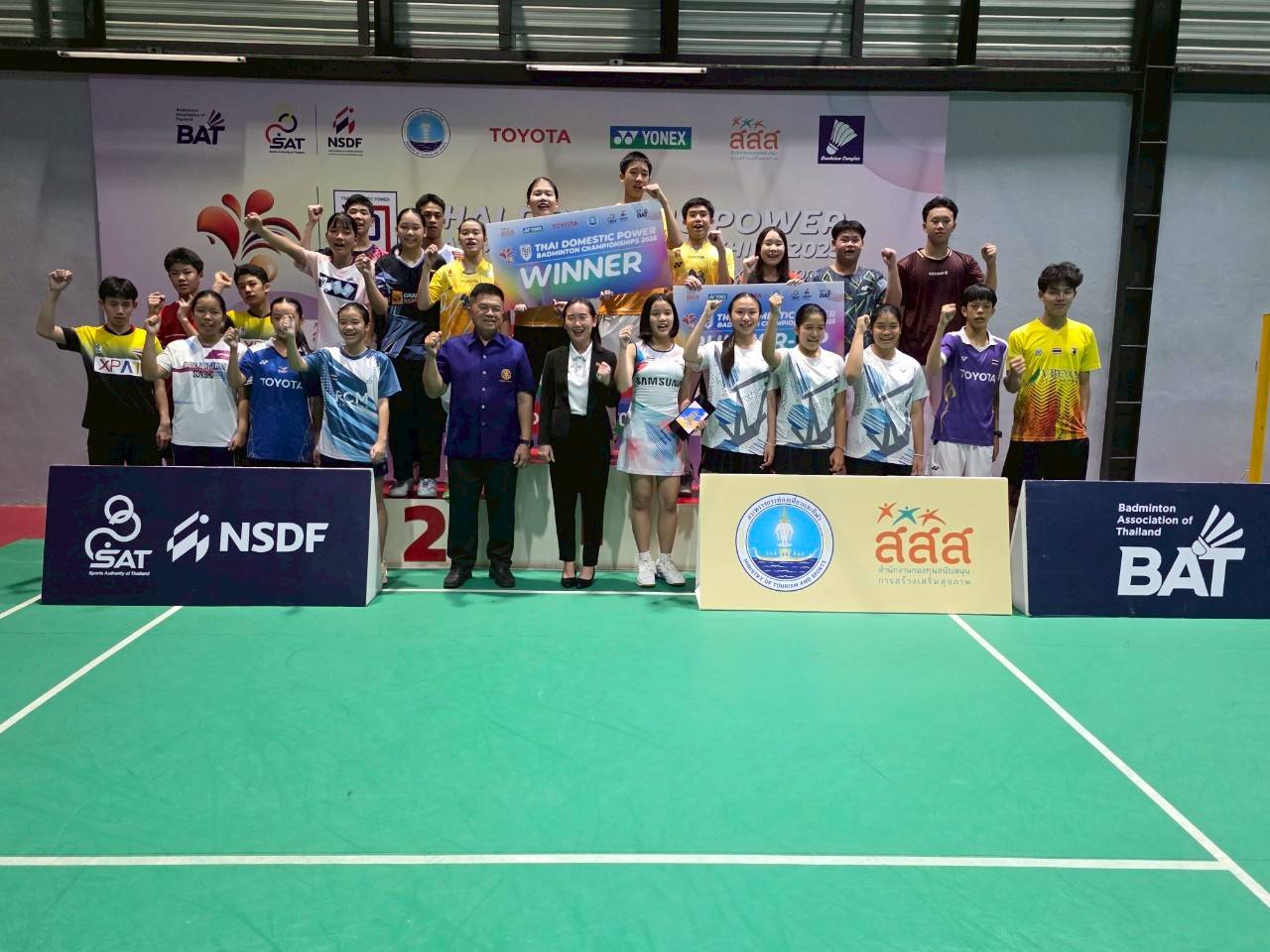 "ปริญญา" ผงาดคว้าแชมป์ชายเดี่ยว U-17 แบดมินตัน SAT NSDF Thai Domestic Power ภาค 5